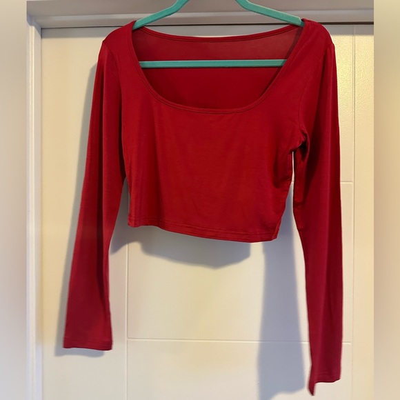 Amazon Essentials | Tops | Basic Red Croptop | Poshmark